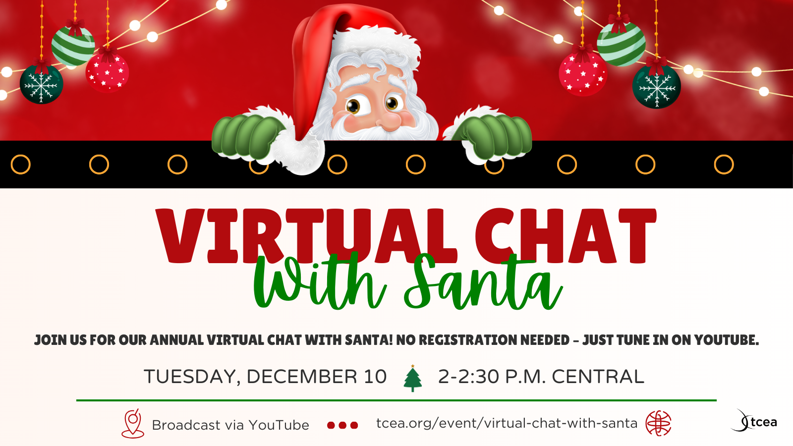 Virtual Chat with Santa – TCEA